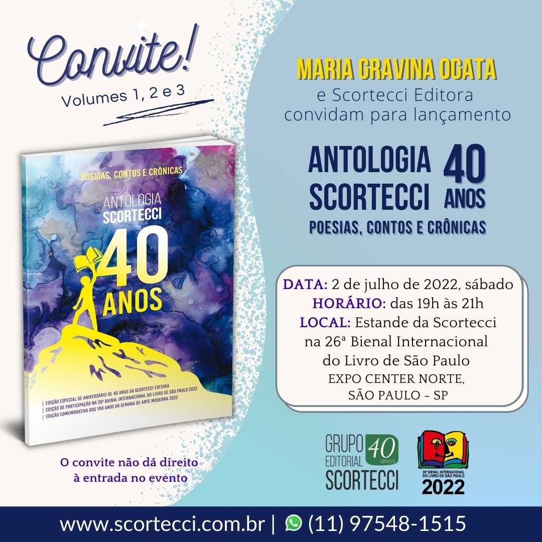 Maria Gravina Ogata na 26ª Bienal Internacional do Livro de SP/2022 ...